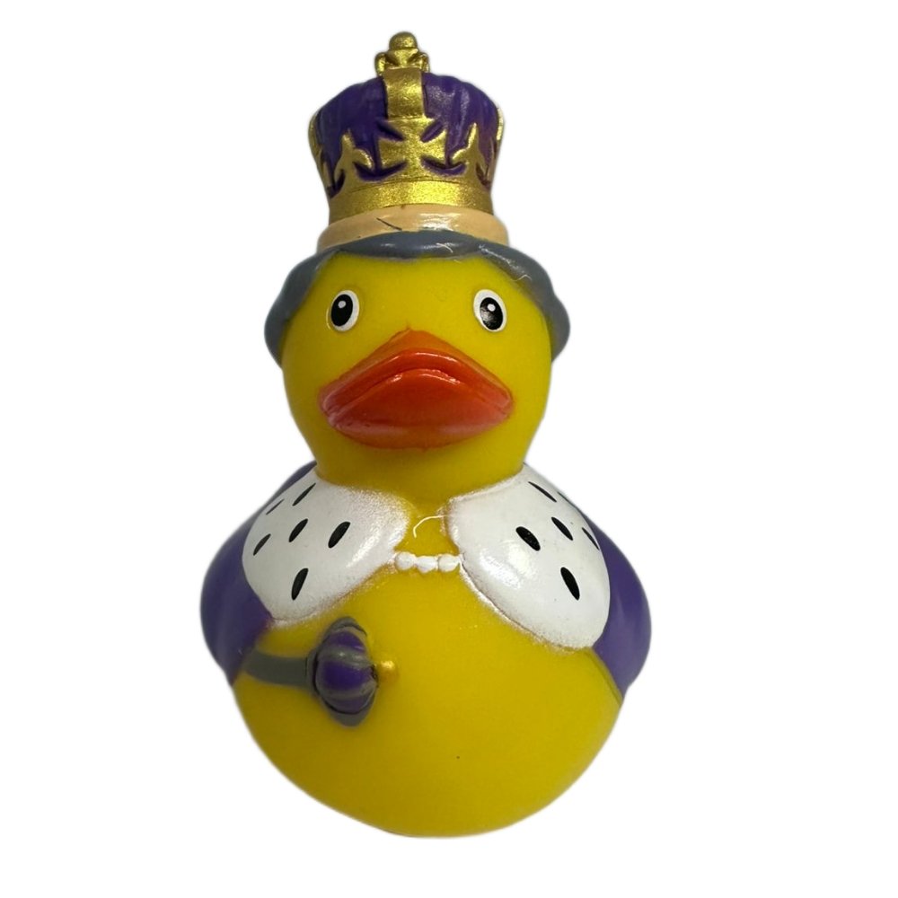 London’s Queen Rubber Duck 8cm – Yellow Duck World