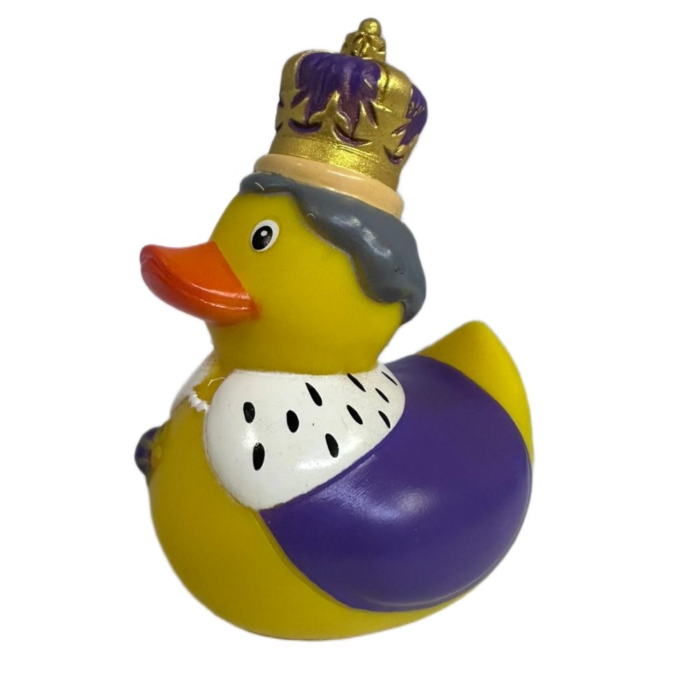 London’s Queen Rubber Duck 8cm – Yellow Duck World