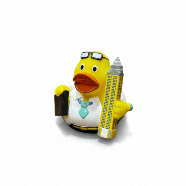 Empire State Architect Rubber Duck8cm - Yellow Duck World