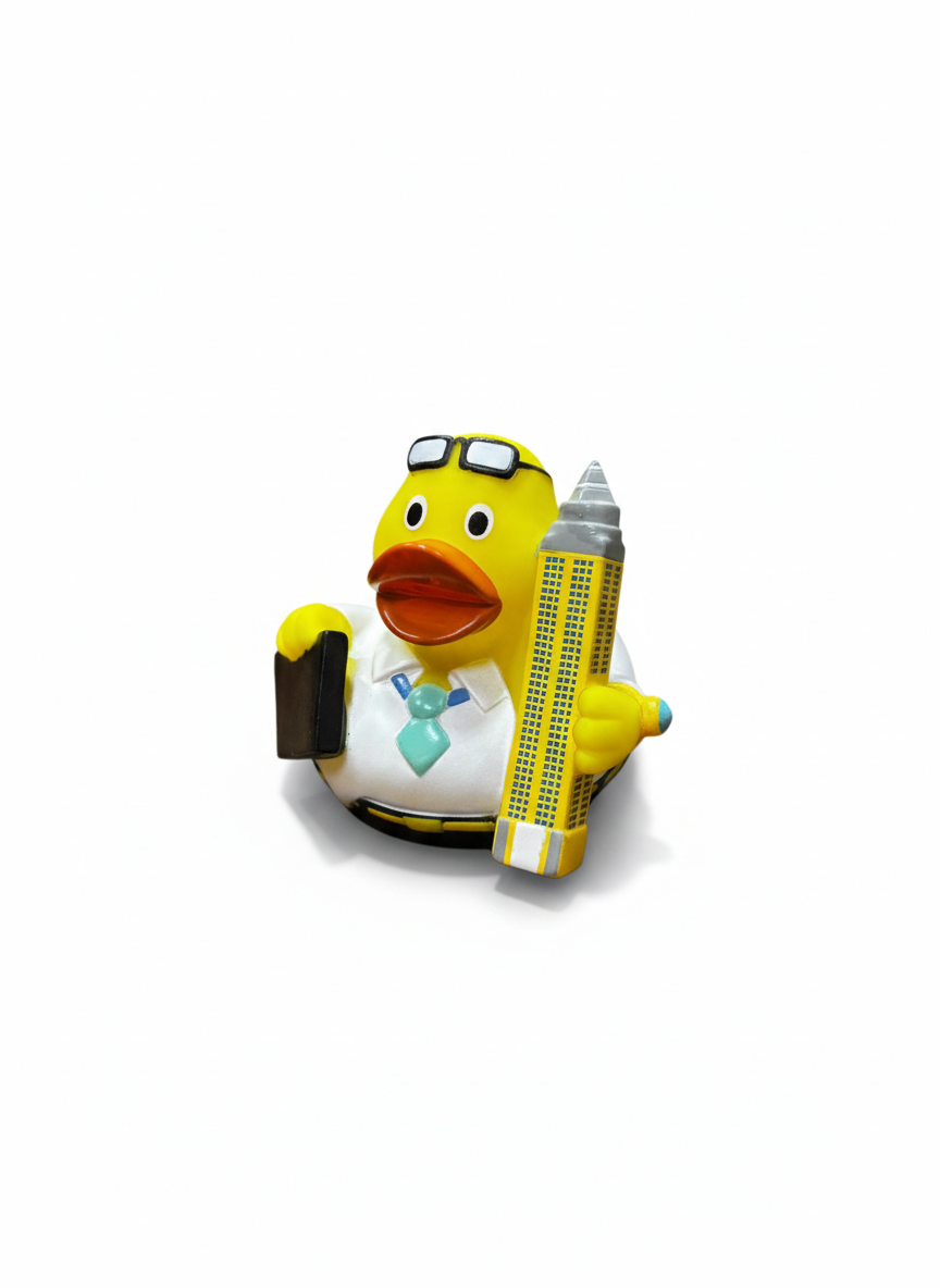 Empire State Architect Rubber Duck8cm - Yellow Duck World